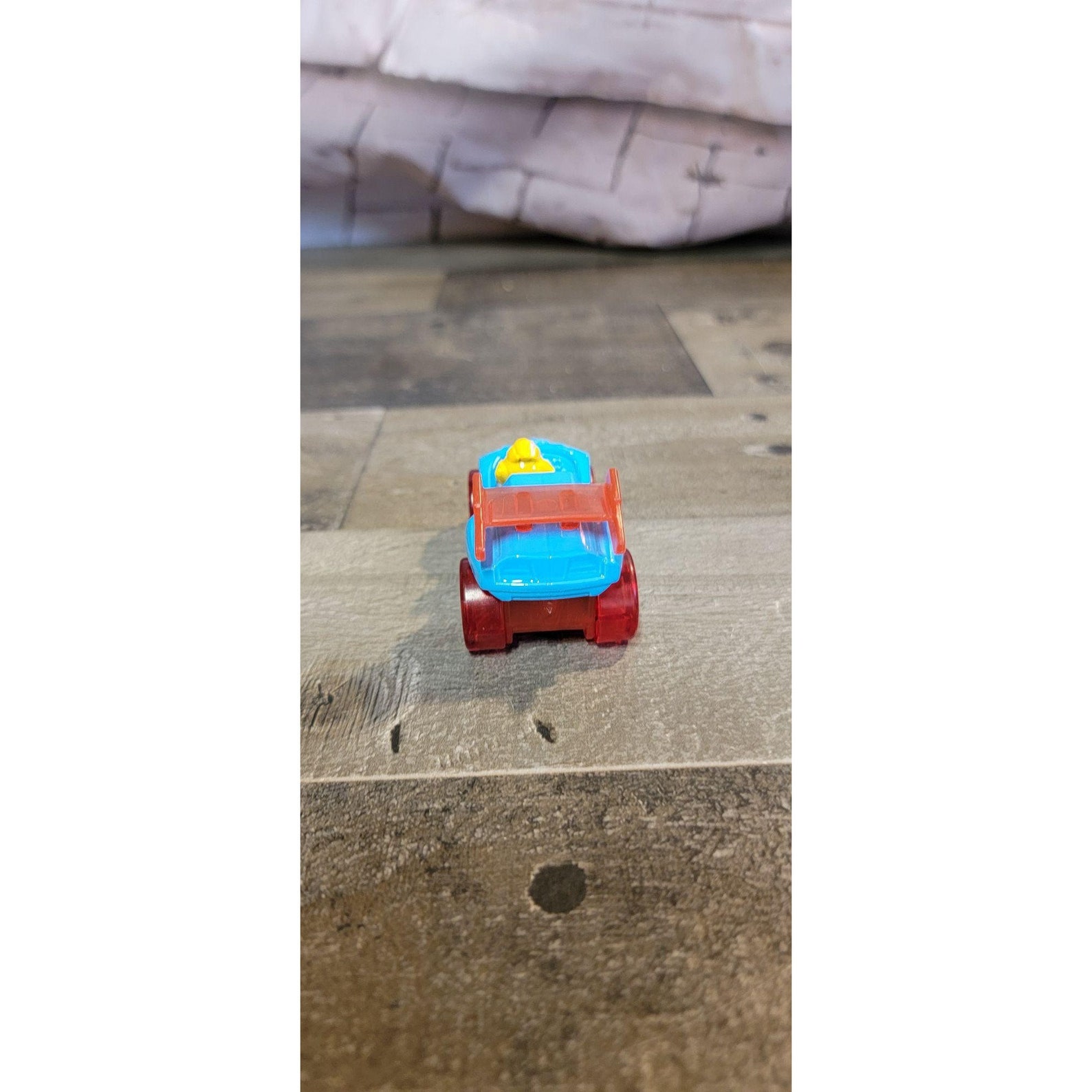 Race car Dog yellow red blue toy action figure | Etsy