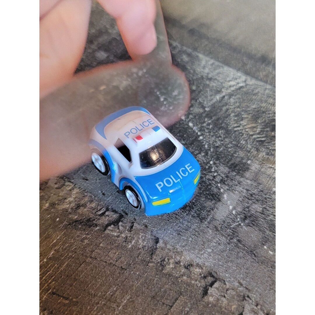 Mini Police Cop Car Toy Figure - Etsy