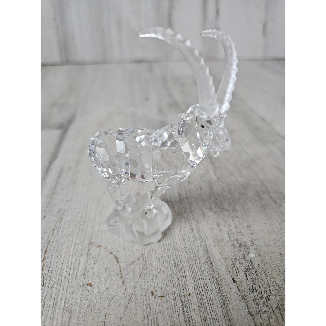 Swarovski Crystal Mountain Goat Horns Large Crystal - Etsy