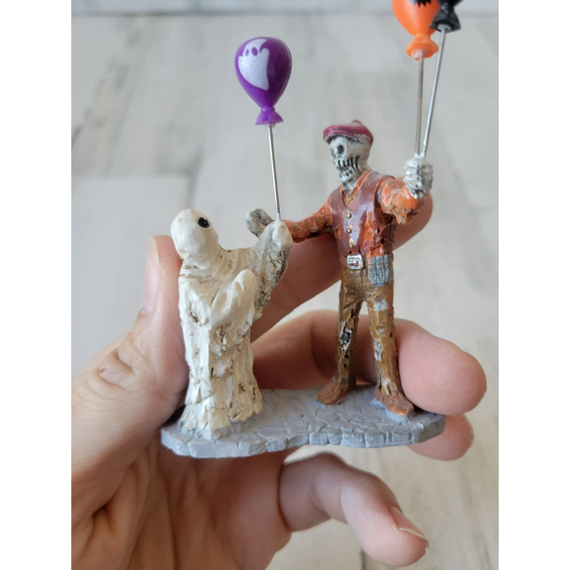 Lemax Skeleton Ghost Balloons Carnival Circus - Etsy