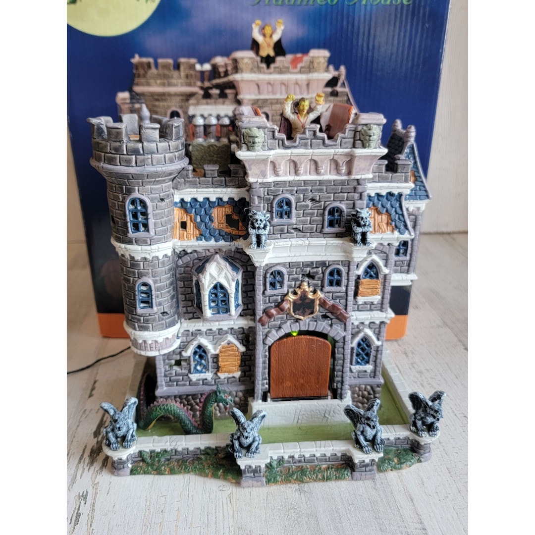 Lemax Pumpkin Hollow Castle on Spooky Hill Halloween Village - Etsy