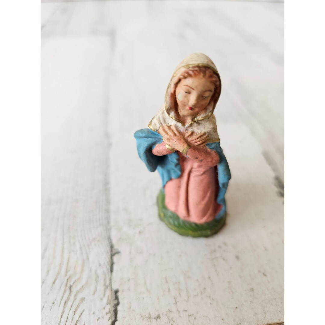 Vintage Italy Mary Nativity Italian Fontanini Village Xmas Decor ...