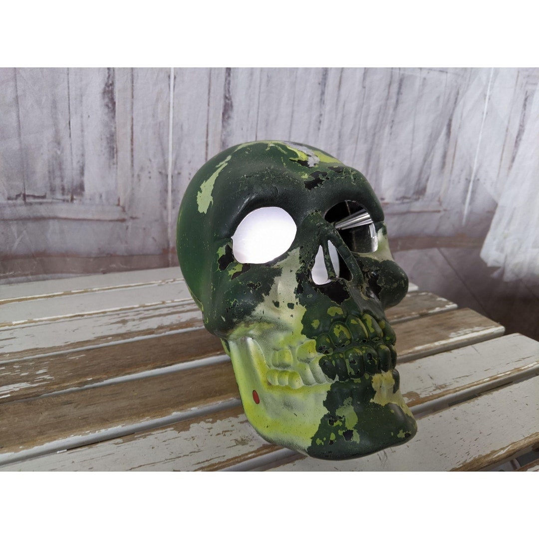 Take One Strobe Skull Halloween Decor Prop - Etsy