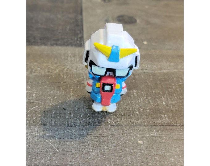 Remka Gundam Nerd Robot Toy Figure Happy Mini - Etsy