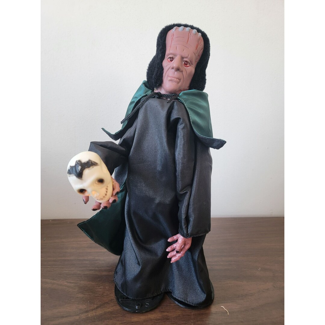 Angel Toys Halloween Frankenstein AS IS Animated Doll Scary Skull Bat ...