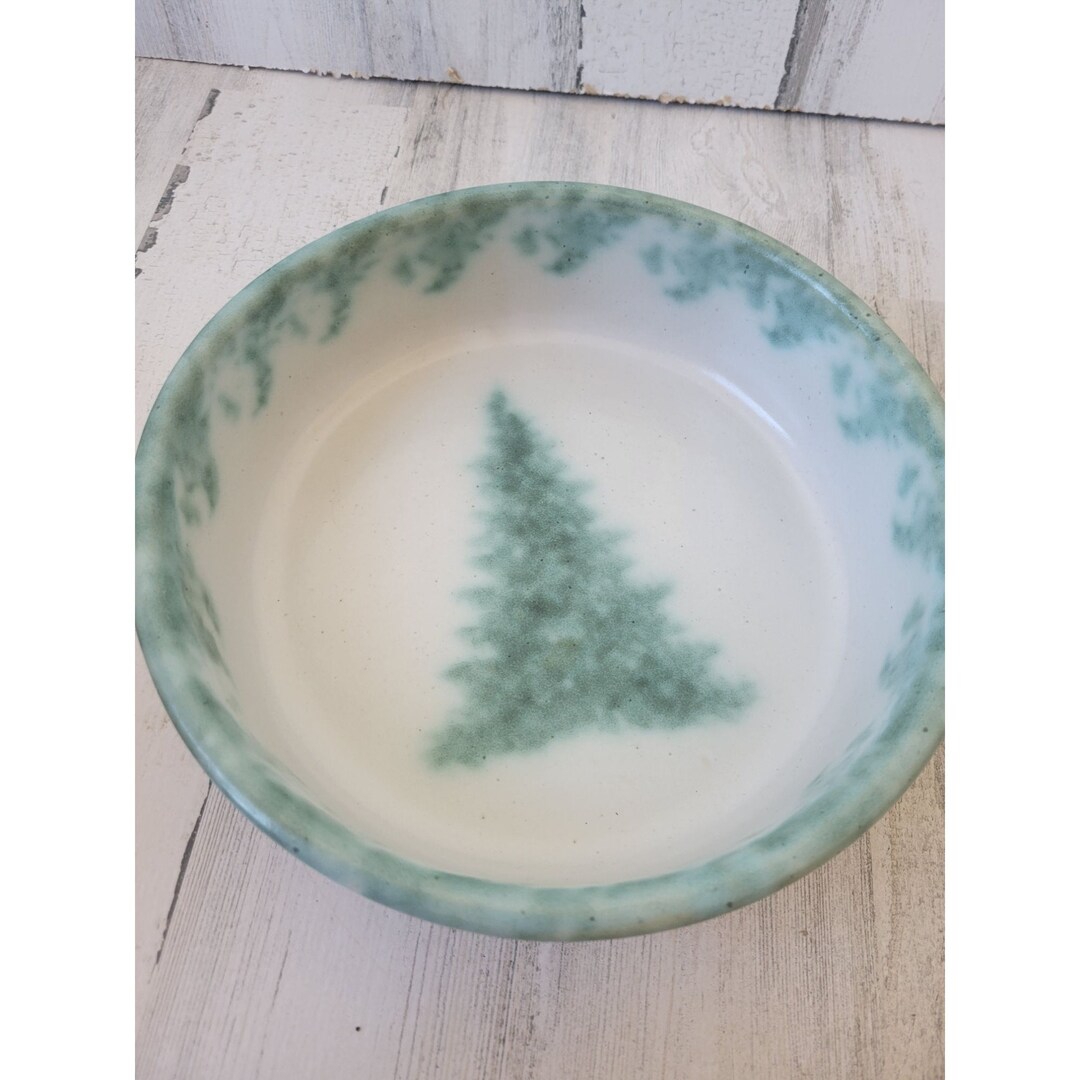 Pysht Pot Tree Pottery Stoneware Bowl Centerpiece Xmas Decor - Etsy