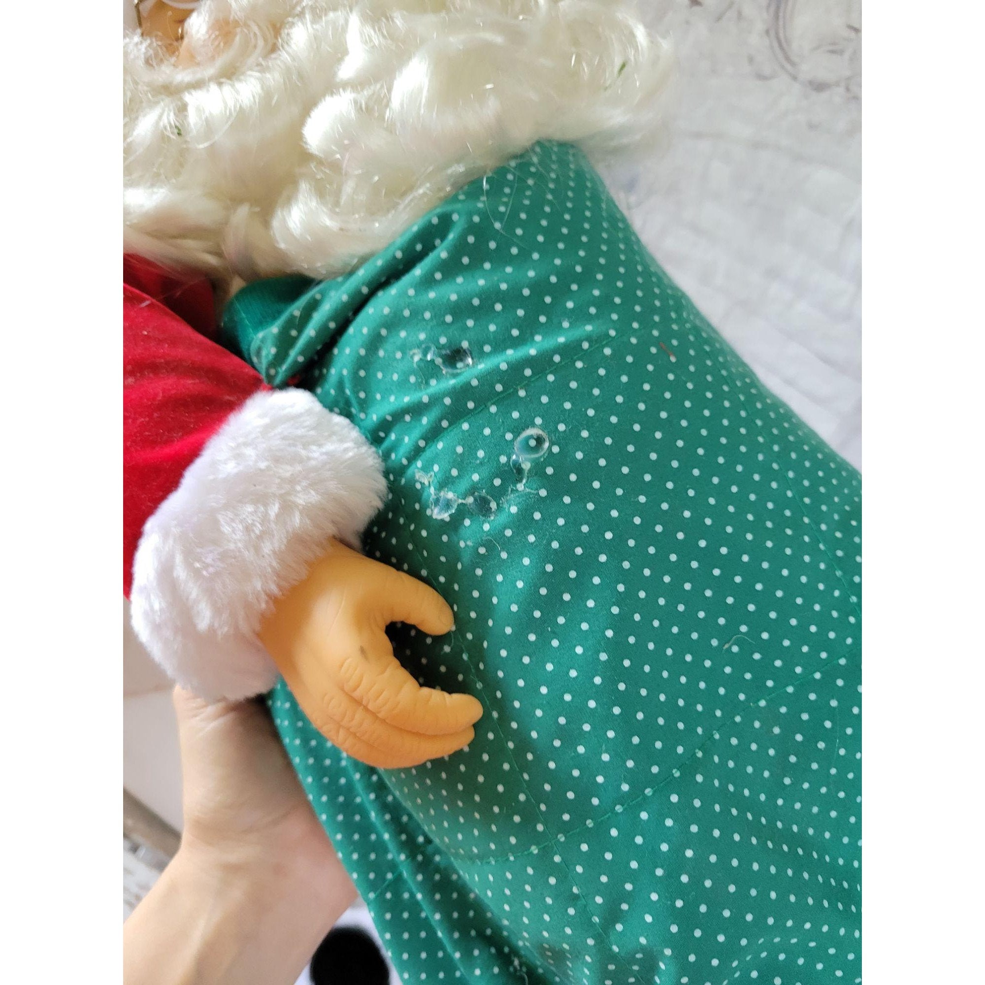 Sta Deluxe Animated Sleeping Santa Xmas Snore 24-in Vintage | Etsy