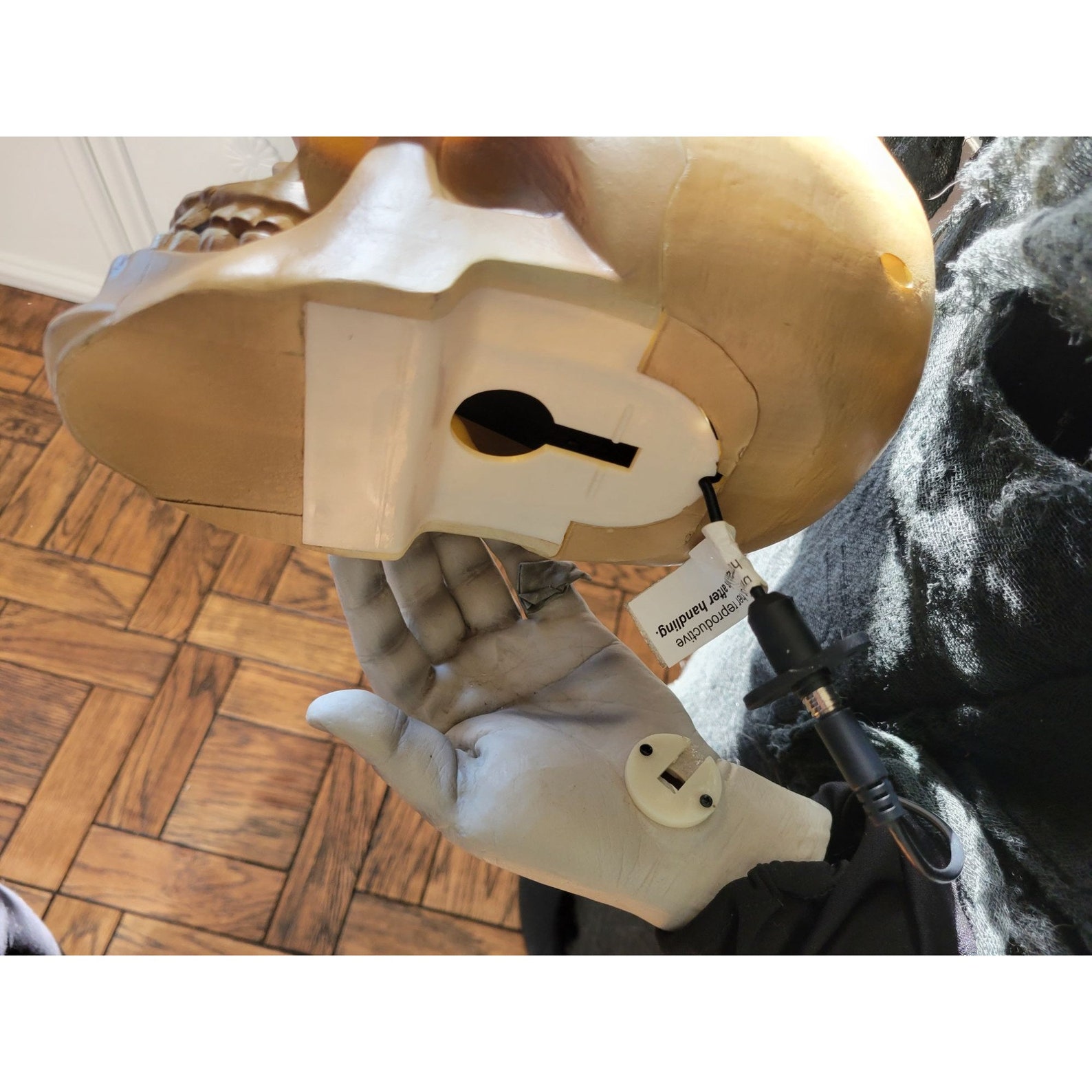 Gemmy Grave Keeper Crypt Halloween Prop AS IS Light up Life-size - Etsy