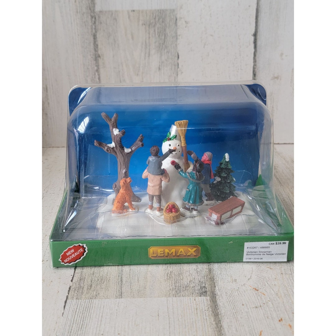 Lemax Victorian Snowman Village Accessory Xmas Snow - Etsy