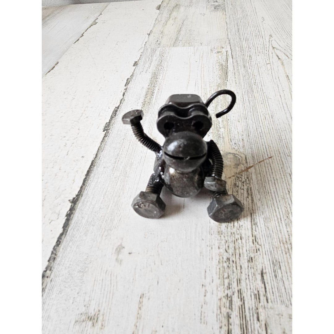 Kalifano Metal Art Monkey Mini Bolt Screws Unique Zoo - Etsy