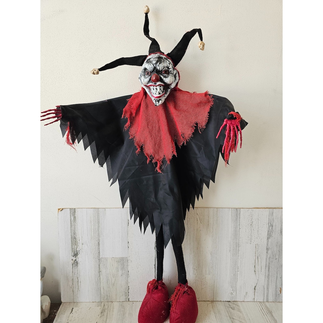 Amscan Scary Jester Skeleton Tall Halloween Trap - Etsy