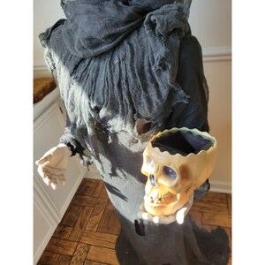 Gemmy Grave Keeper Crypt Halloween Prop AS IS Light up Life-size - Etsy