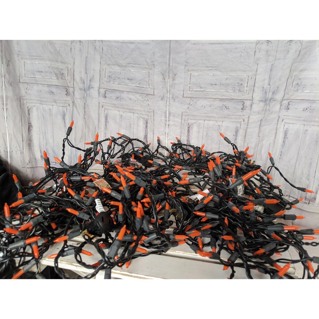 Halloween Orange Mini Lights String Set 5 - Etsy