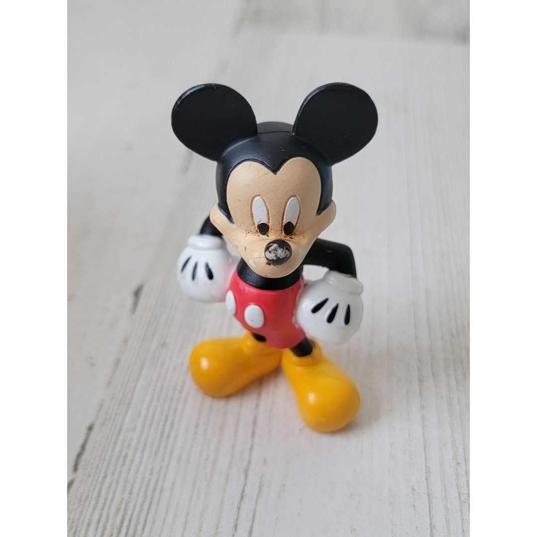 Cheerful Mickey Mouse Smile Disney Pixar Toy Figure - Etsy