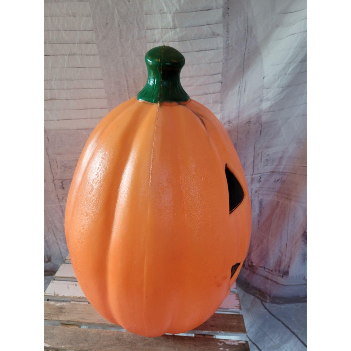 Empire Pumpkin Blow Mold Halloween Large Lawn Decor Light Up Etsy