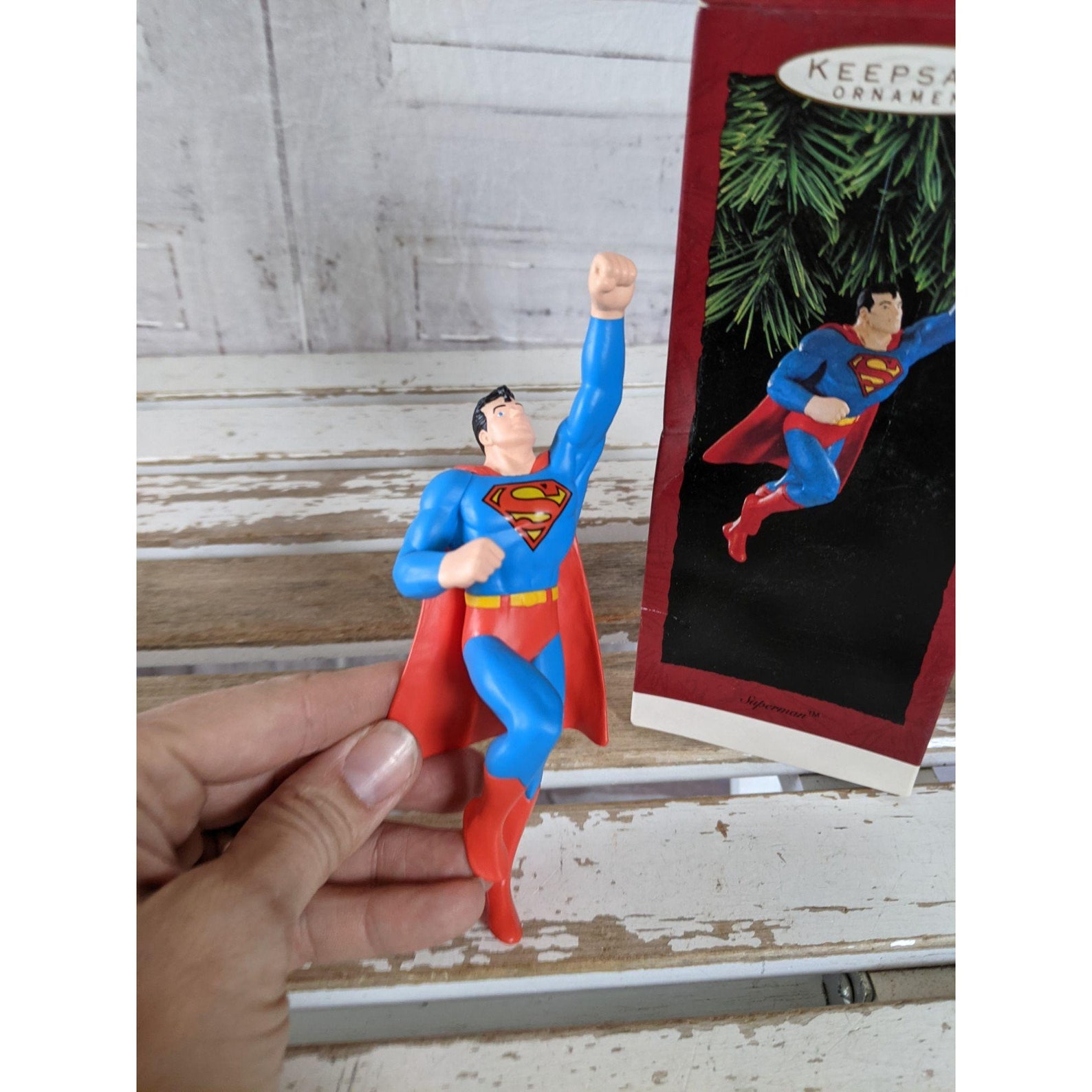 Hallmark Superman 1993 ornament hero Xmas holiday tree new | Etsy
