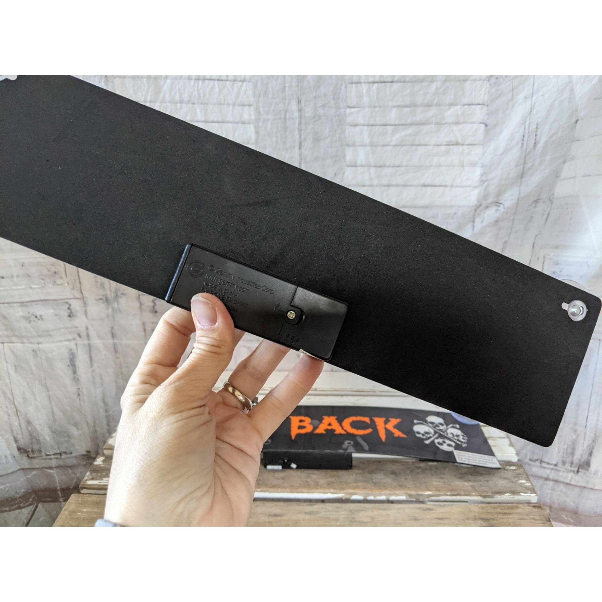 Gemmy as is Light up Set Window Cling Halloween Decor Go Back Be Very ...