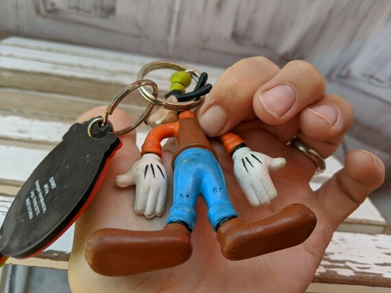 Vtg Disney Classic Look GOOFY Rubber Bendable Figure … - Gem
