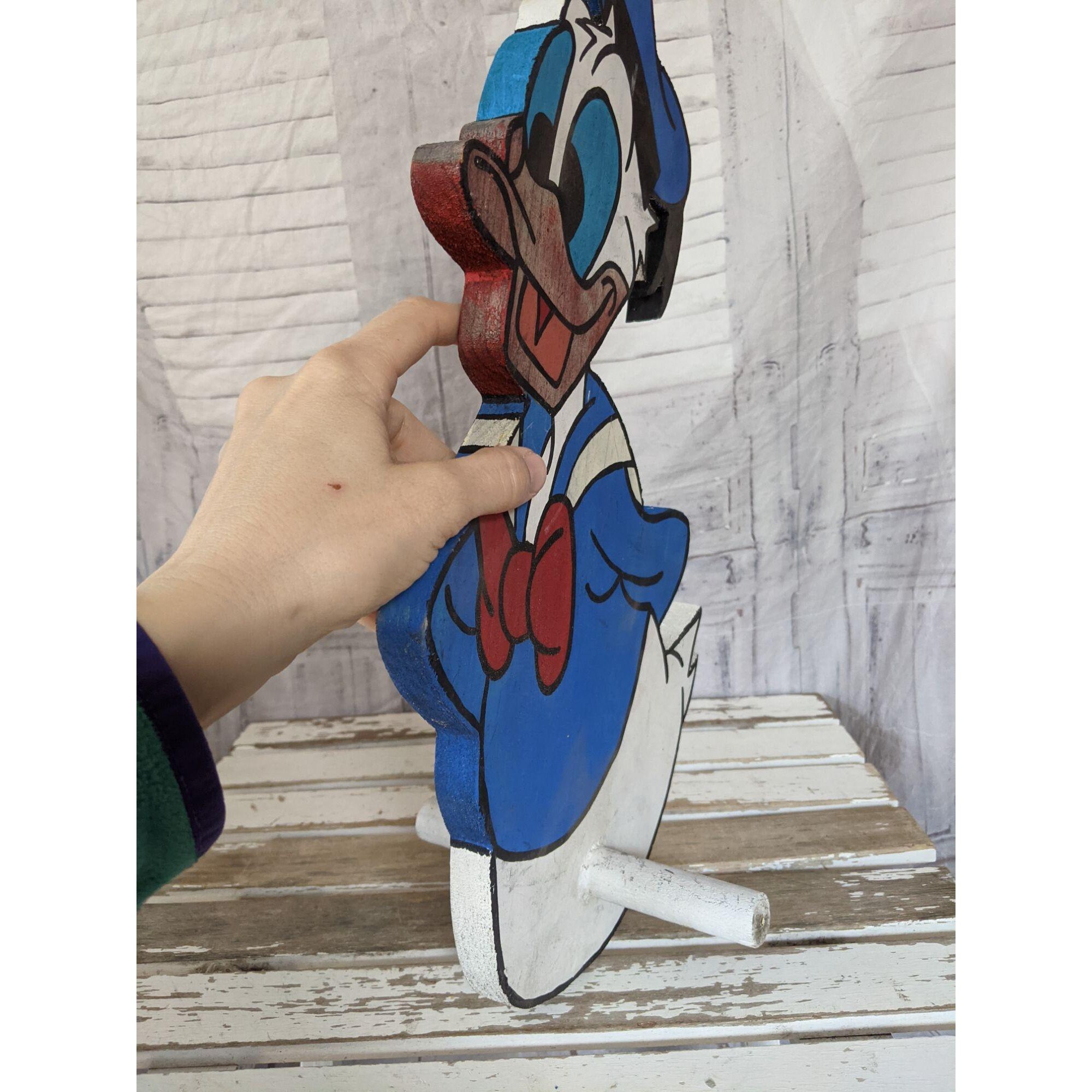 Vintage Wooden Donald Duck Coat Rack Hanging Toy - Etsy Singapore