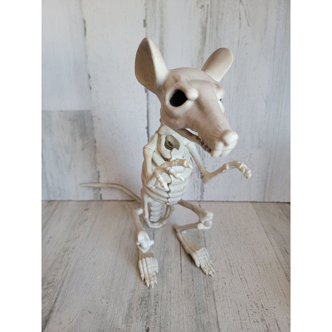 Crazy Bones Skeleton Rat Large Halloween Prop Decor - Etsy