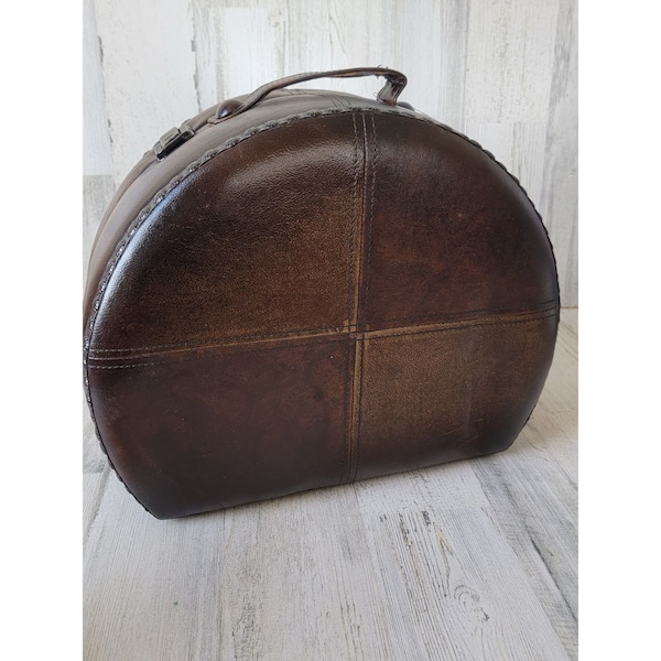 Round Suitcase - Etsy