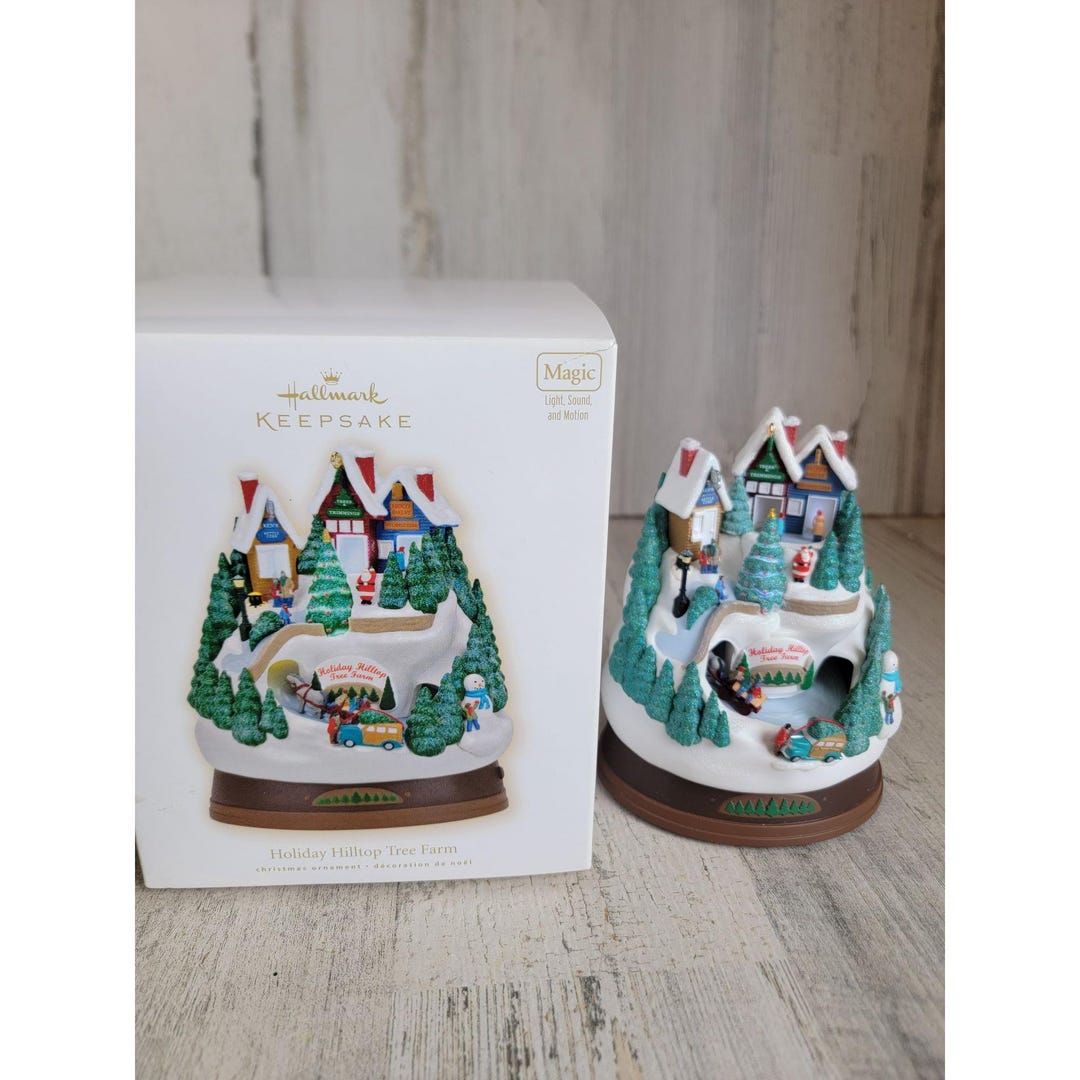 Hallmark Hilltop Tree Farm Animated Ornament Xmas - Etsy