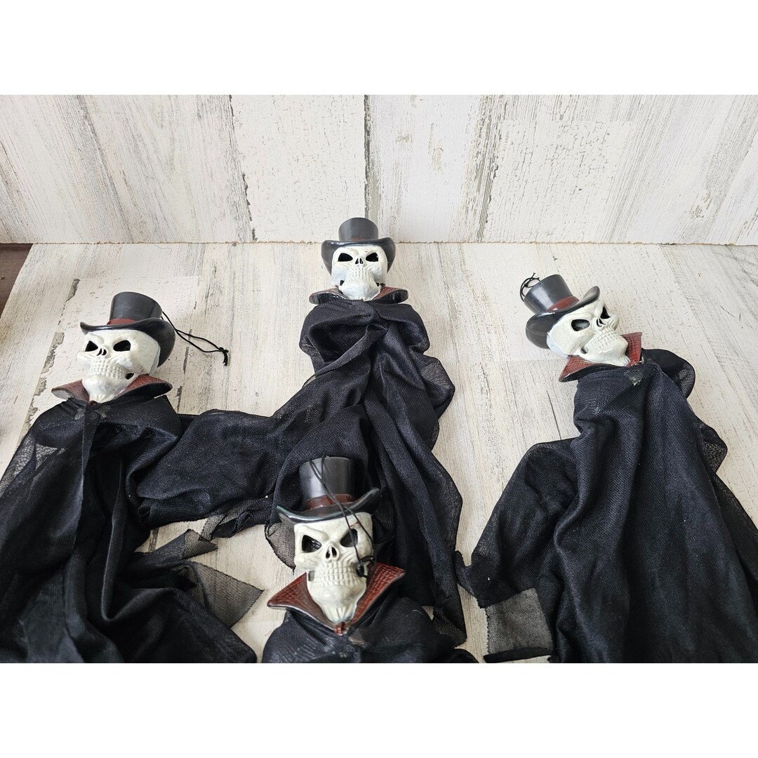 Mini Phantom of the Opera Halloween Hanging Ghost Skeleton Decor - Etsy