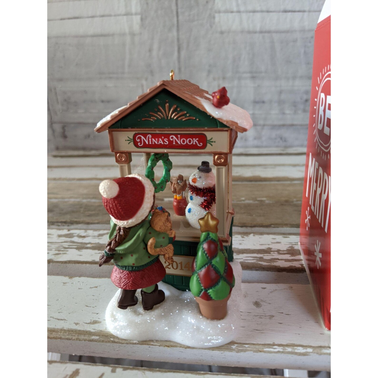 Hallmark Christmas window 2014 Ninas Nook ornament Christmas | Etsy