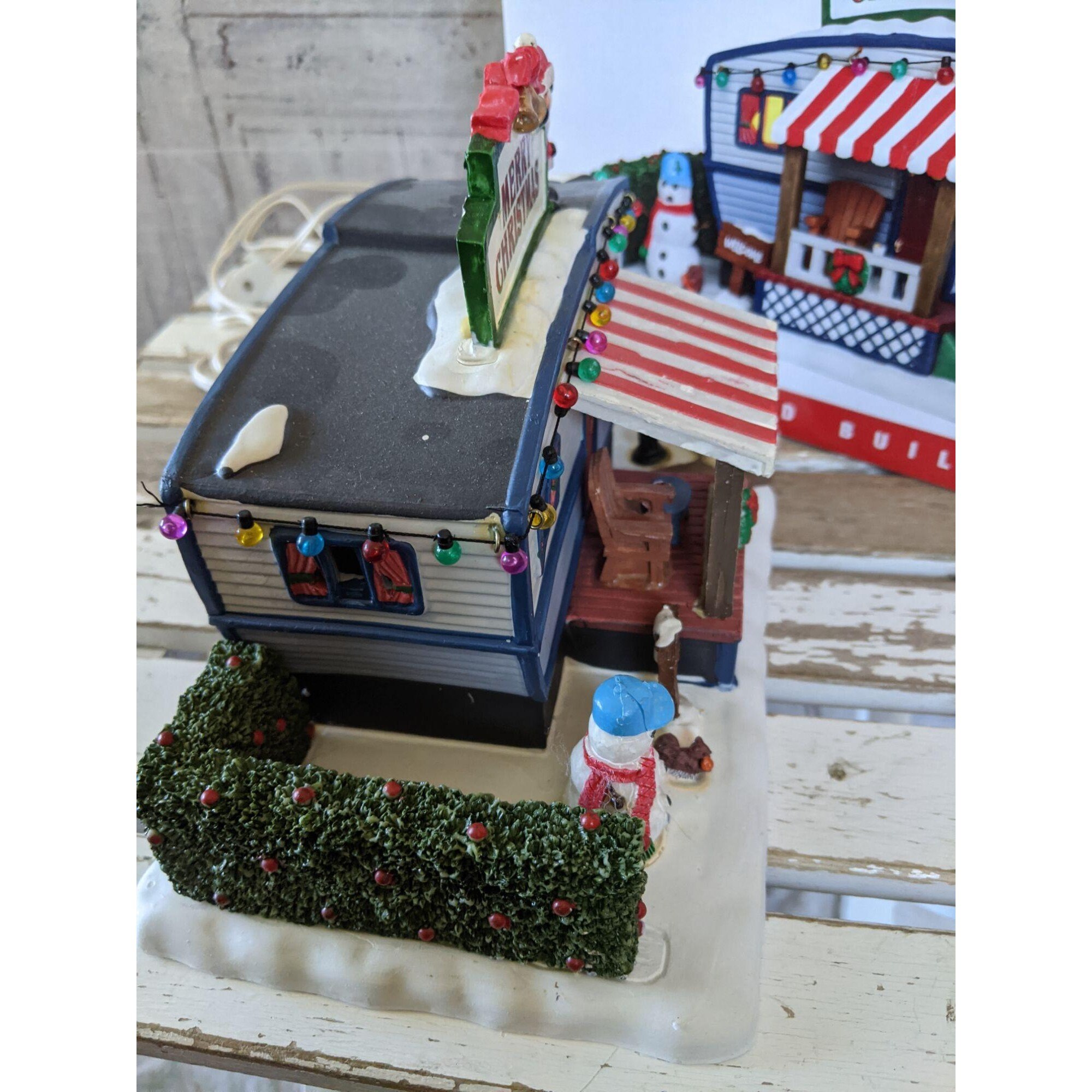 Lemax Christmas Lane Trailer Coventry Cove Village House Xmas Decor - Etsy