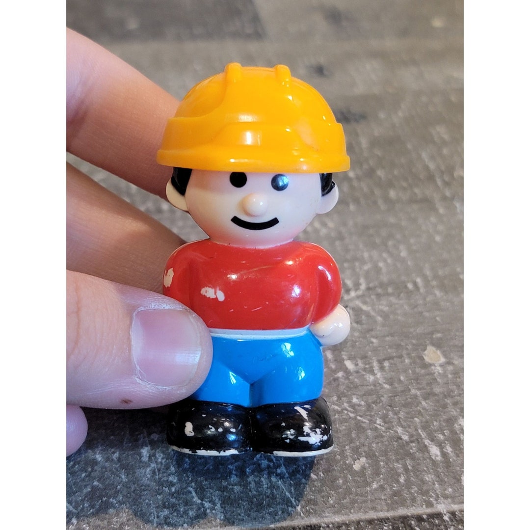 Construction Worker Man Boy Toy Figure - Etsy