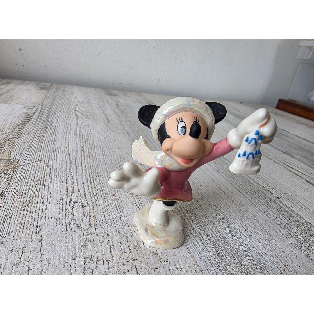 Lenox Mickey Mouse 100th Fab Five Porcelain Figurine Ornament Xmas ...