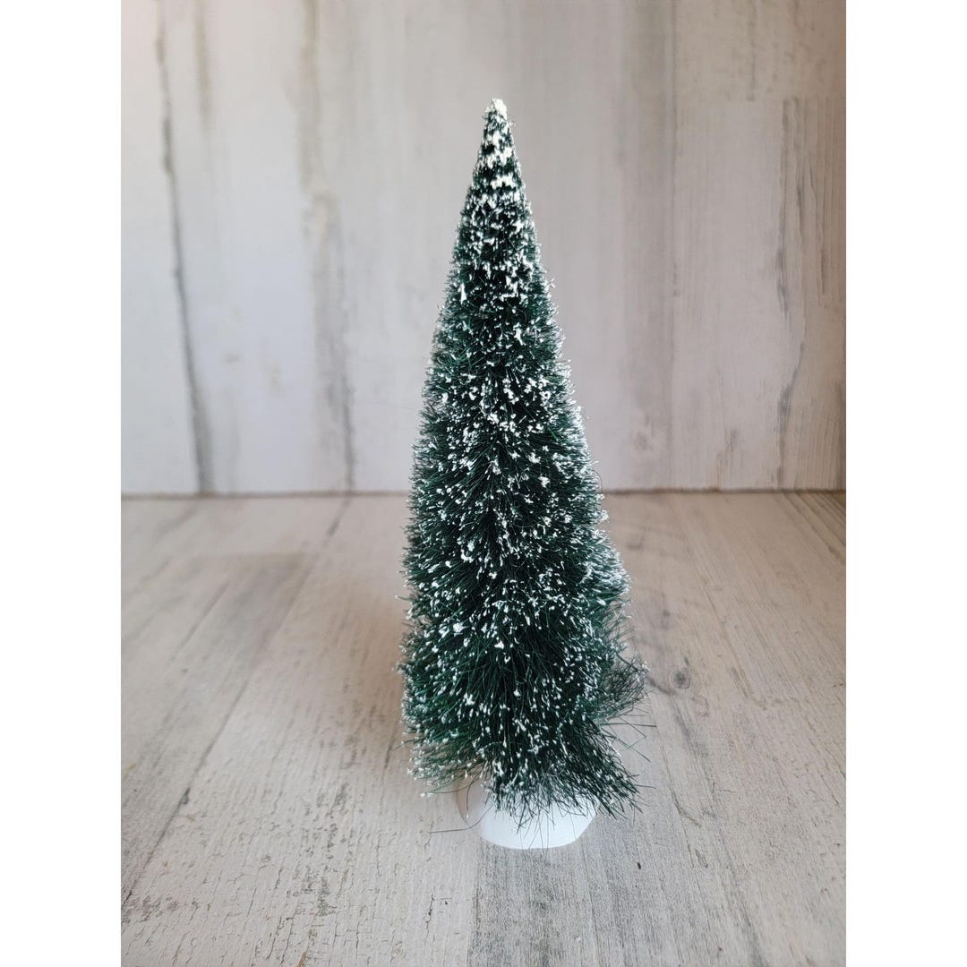 Dept 56 Tree Snow Bristled Tree Village Accessory Xmas - Etsy