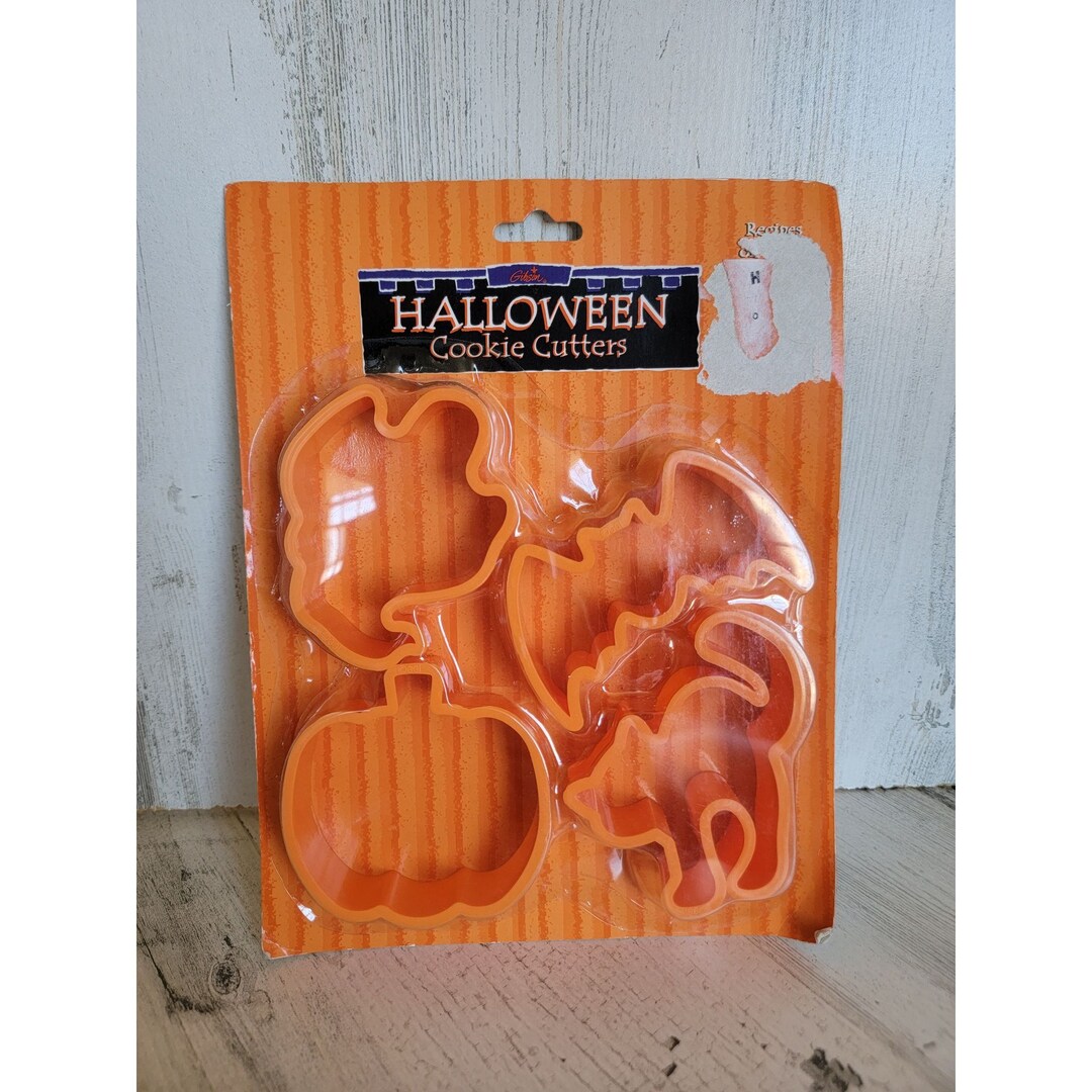 Gibson Greetings Halloween Cookie Cutters Kitchen Accessory - Etsy