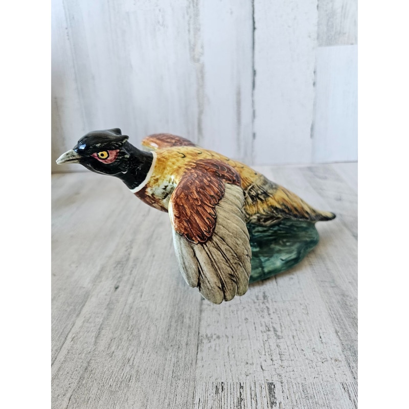 Ceramic Pheasant Figurine - Etsy