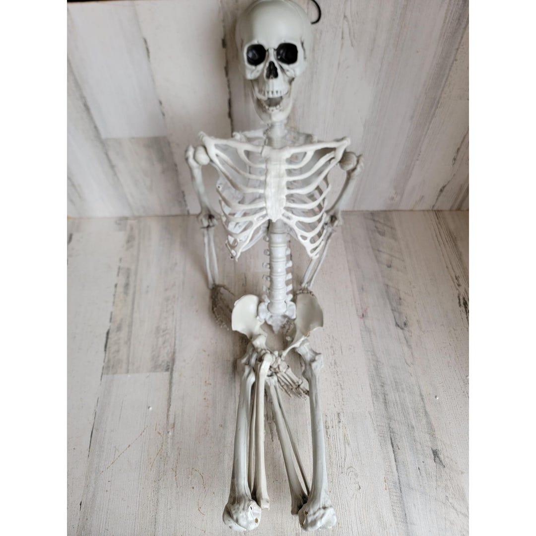 Halloween Hanging Skeleton Prop Home Decor Bone Rib Cage - Etsy