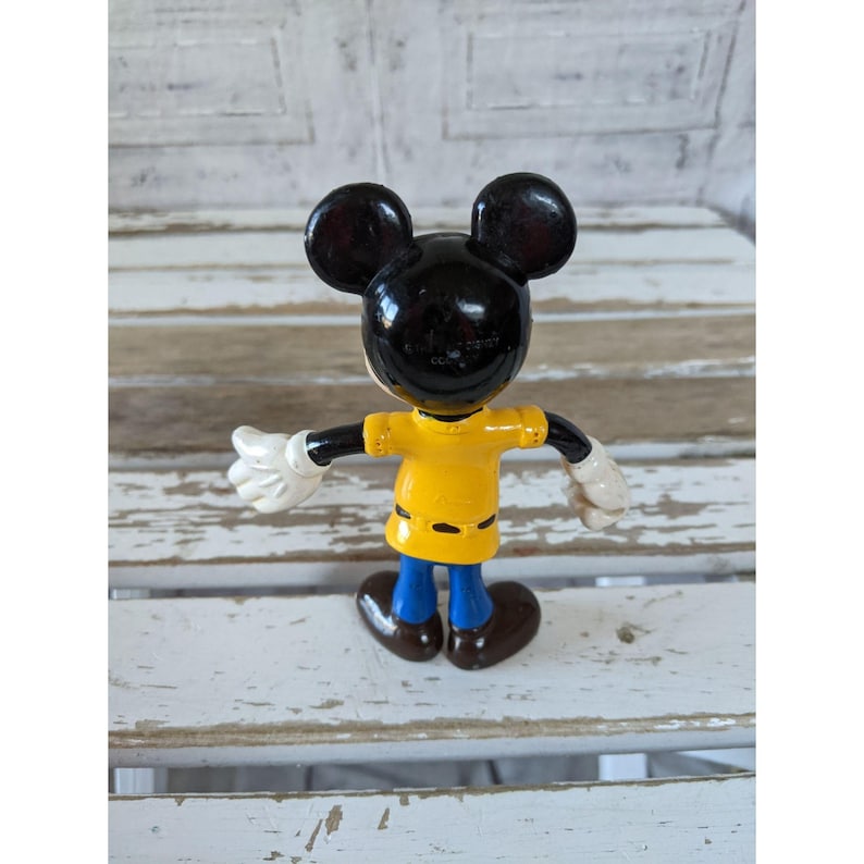 Walt Disney Company Vintage Bendable Mickey Mouse Large - Etsy