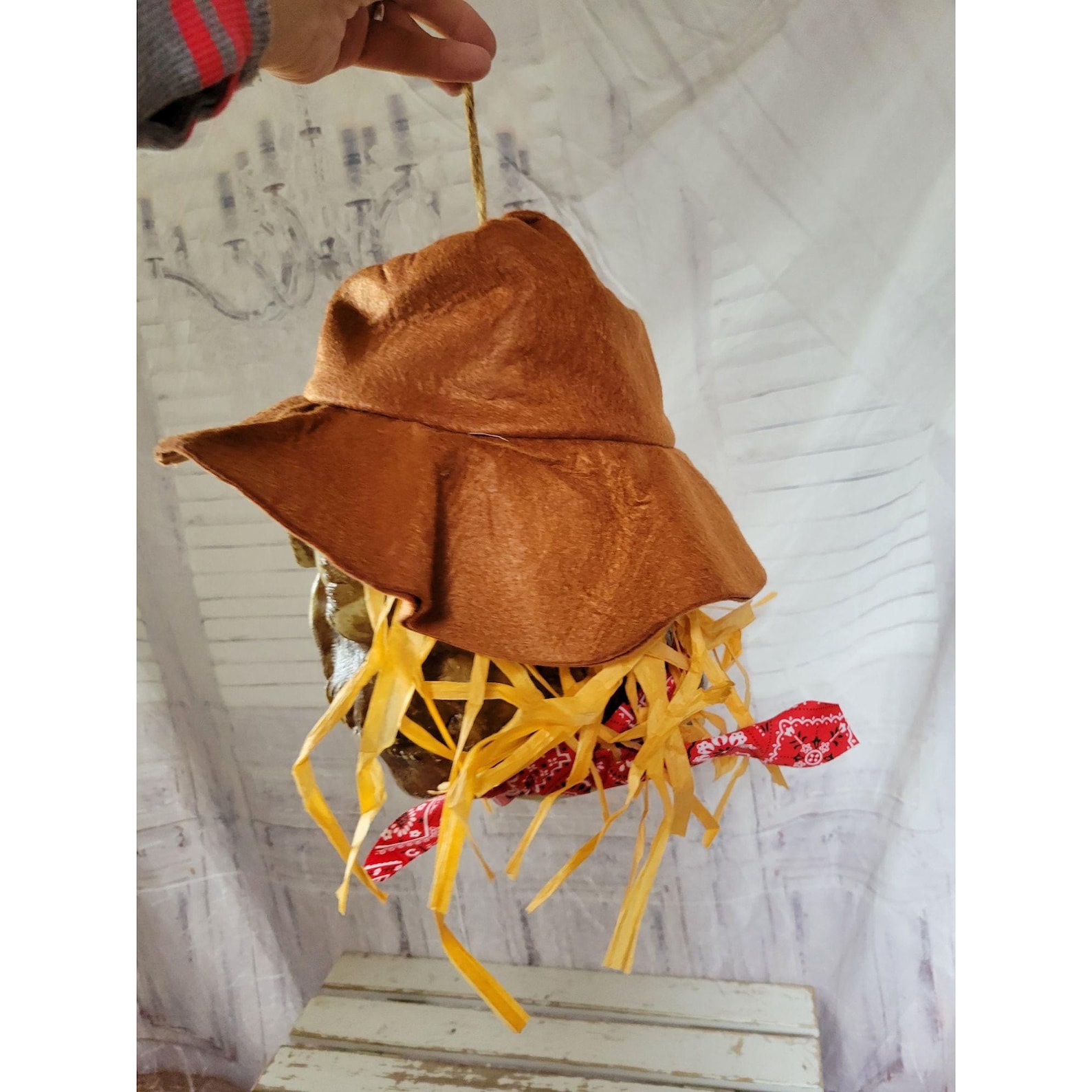 Magic Power Scarecrow Skeleton Halloween Prop Light up Sound - Etsy UK