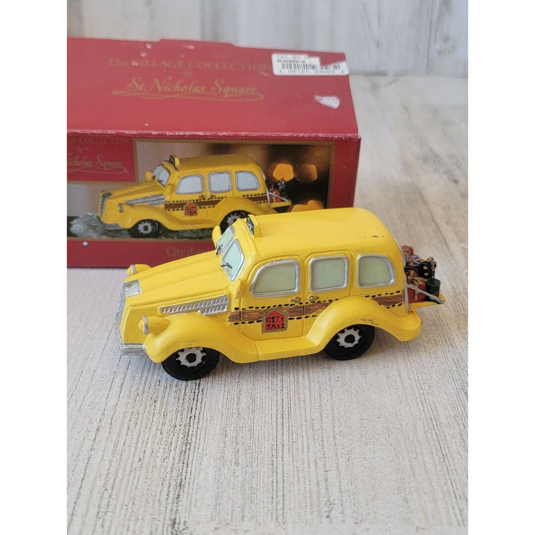 St Nicholas Square City Taxi Village Accessory Xmas - Etsy