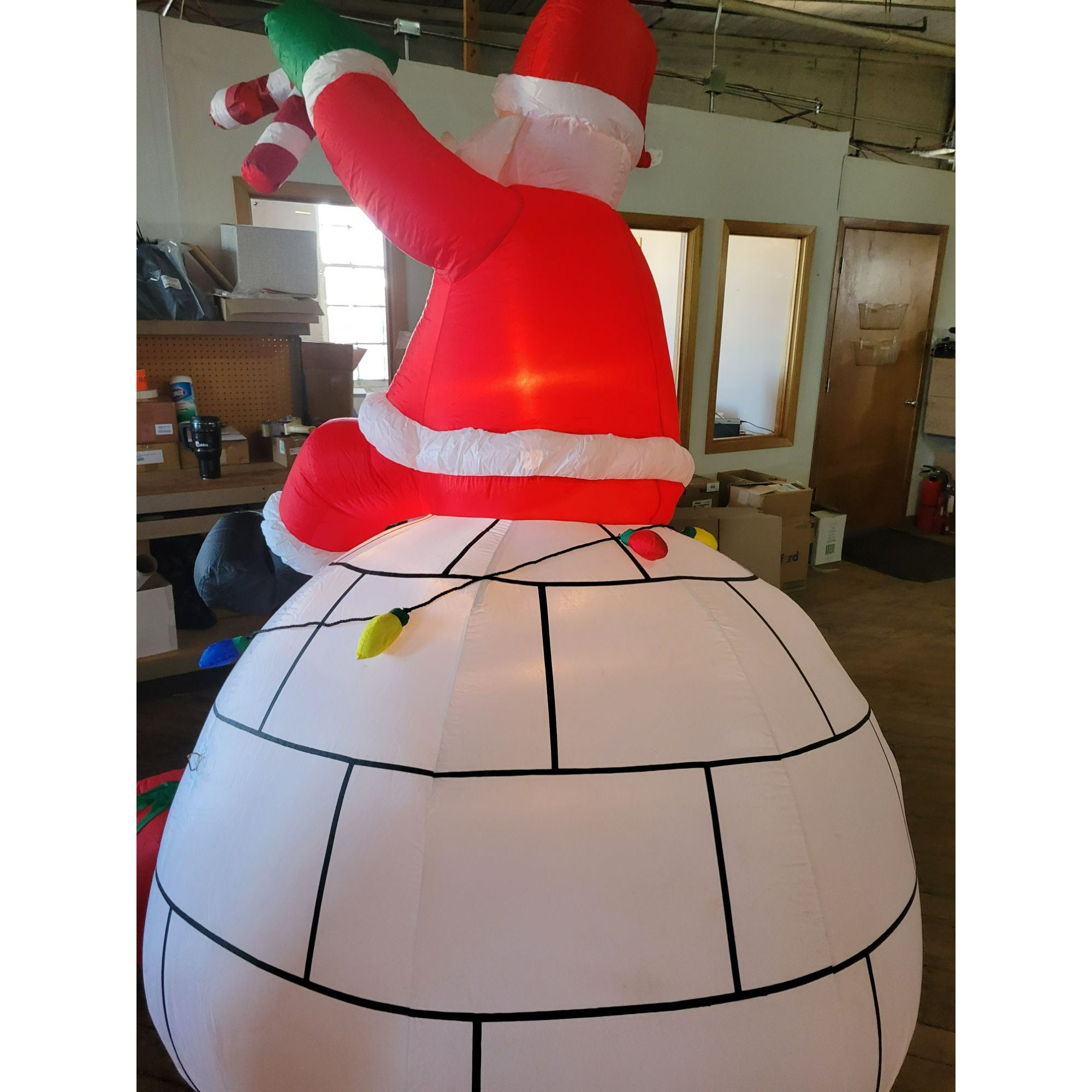 Gemmy Inflatable Igloo Santa Xmas Lawn Decor Presents - Etsy