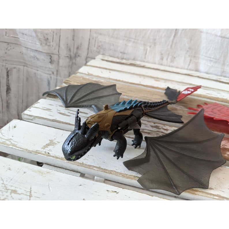 AS IS Hookfang How to Train a Dragon Red Toothless Action | Etsy