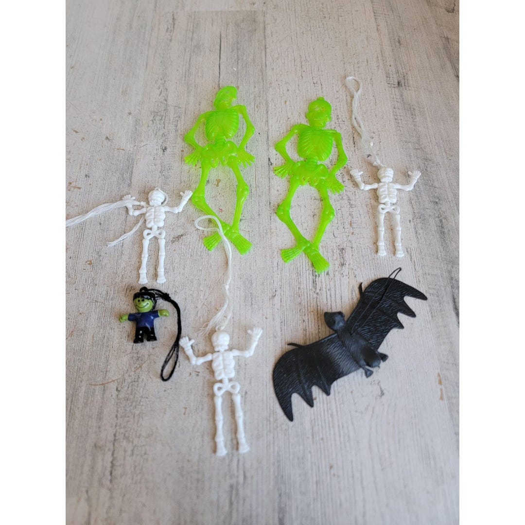 Hanging Frankenstein Skeleton Bat Variety Halloween Home Decor Set - Etsy