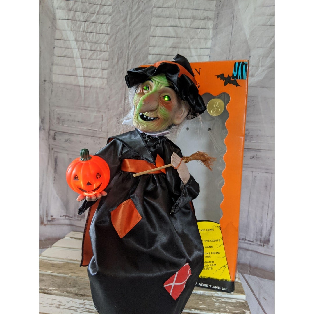 Santa’s Best Witch Halloween Light up Sound as Is - Etsy