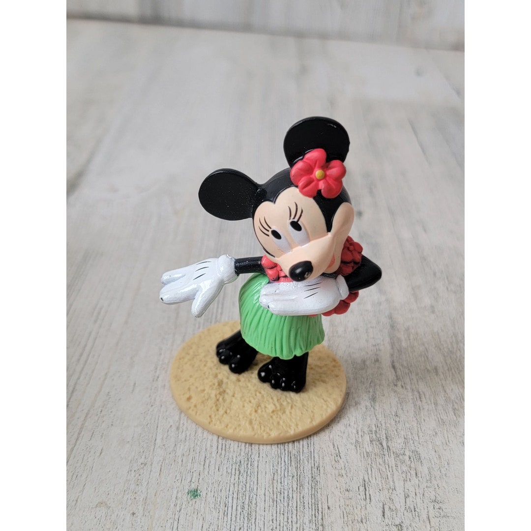 Disney Minnie Mouse Hula Hawaiian Toy Figure - Etsy
