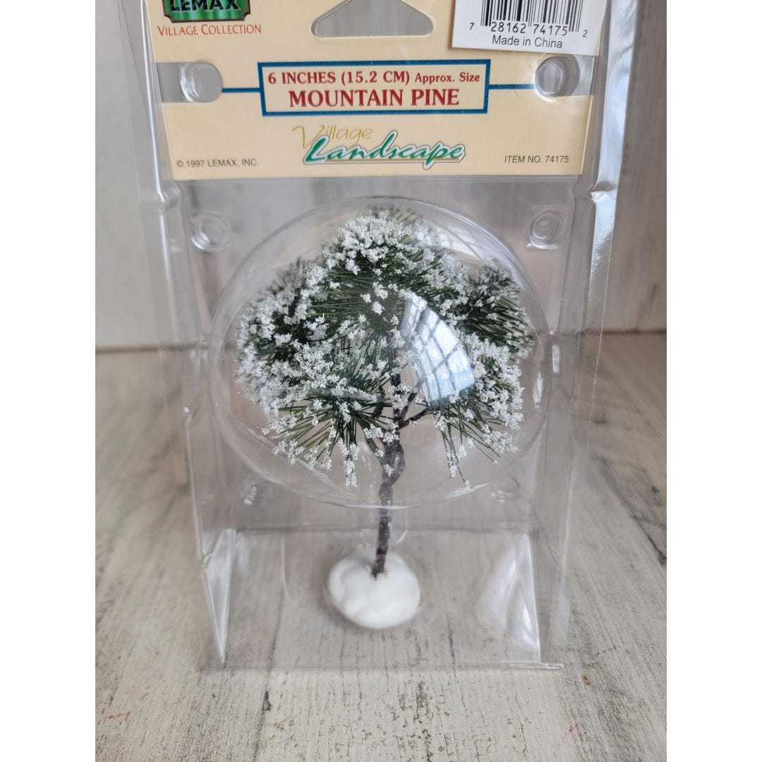 Lemax Mountain Pine 1997 Vintage Village Landscape Tree Xmas - Etsy