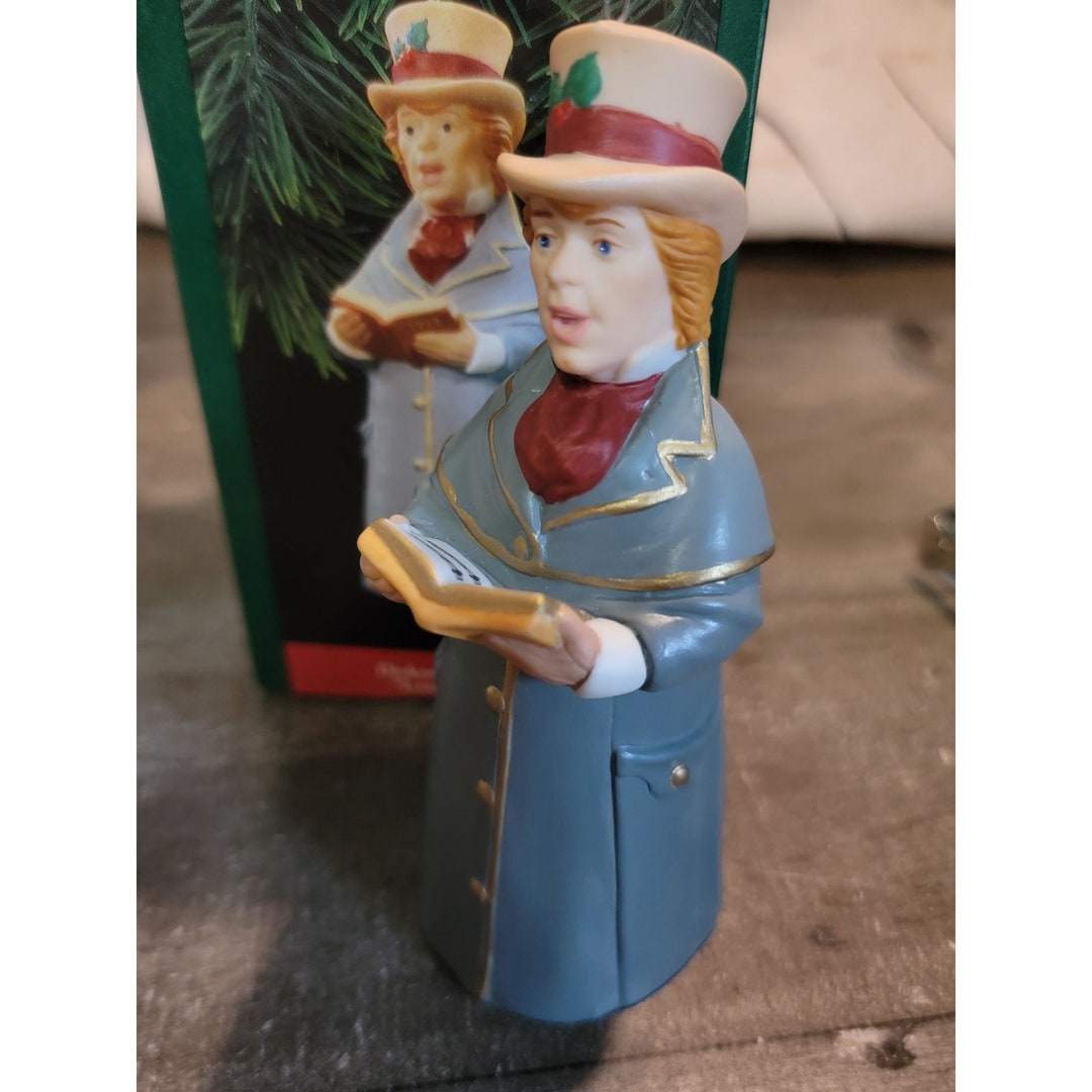 Hallmark 1992 Dickens Carolers Bell Lord Chadwick Ornament Xmas Decor ...
