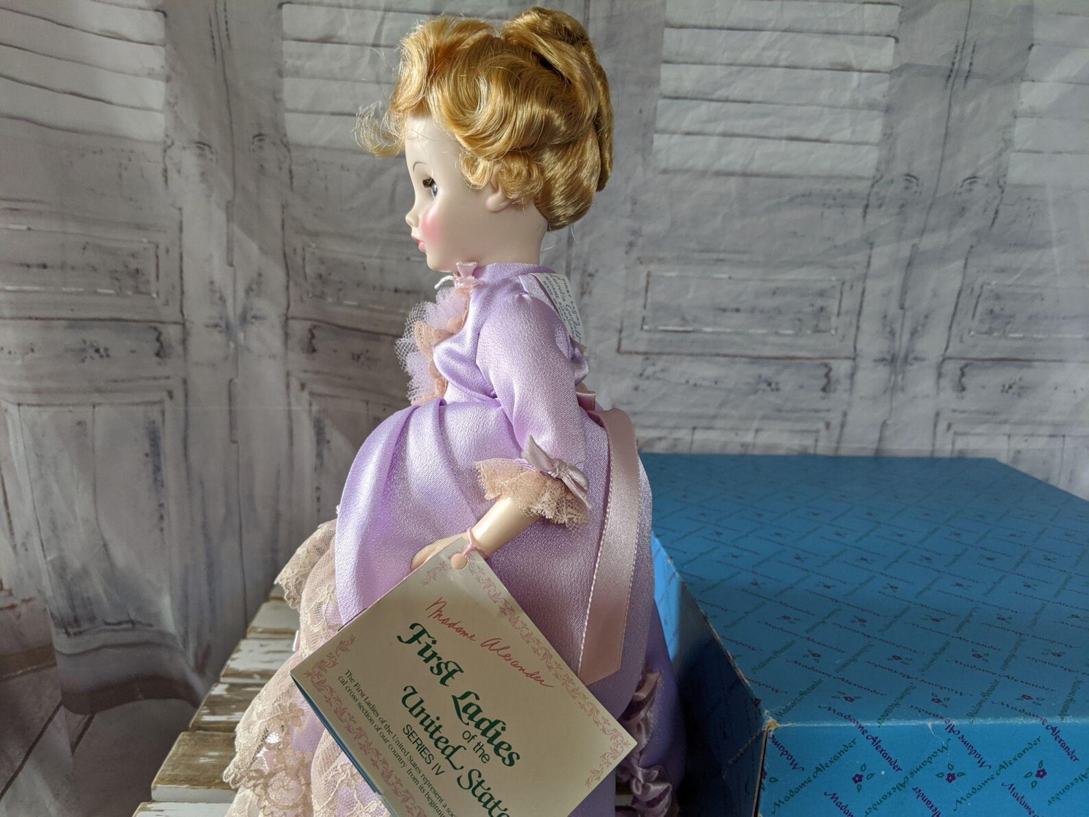 Madame Alexander Lucretia Garfield 1421 First Lady Vintage Doll Series ...