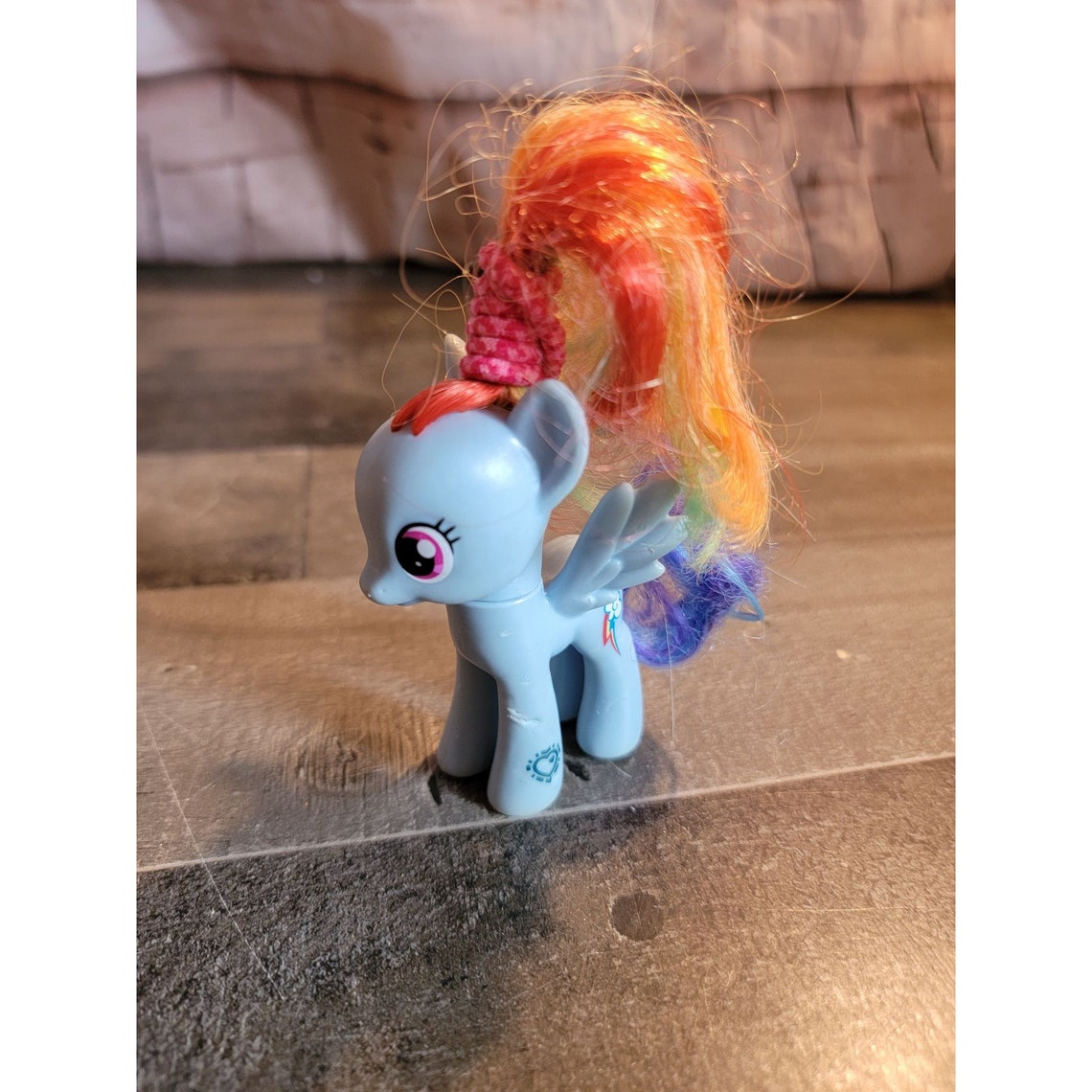 MLP My Little Pony Rainbow Dash Horse Toy Figure Pegasus - Etsy