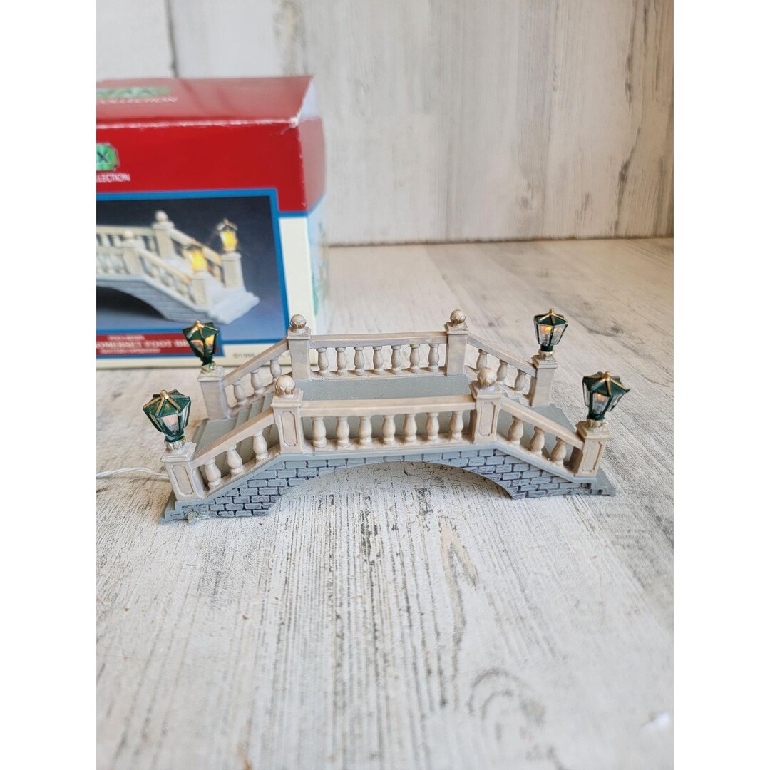 Lemax Lighted Somerset Foot Bridge Village Accessory Xmas - Etsy