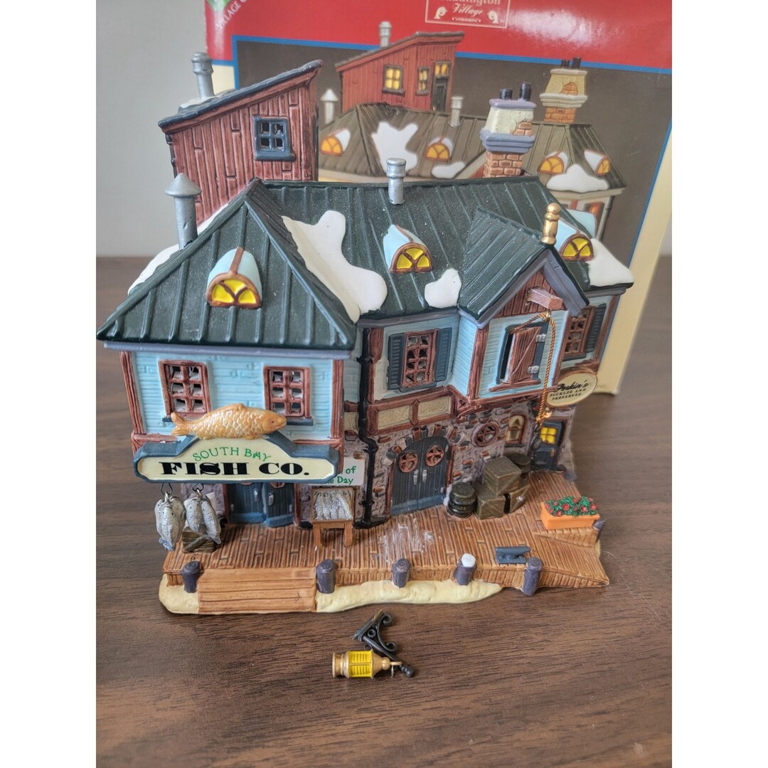 Lemax 2001 South Bay Fish Co Caddington Village Accessory Xmas - Etsy