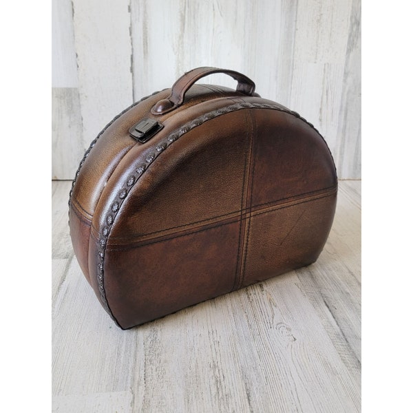 Round Suitcase - Etsy